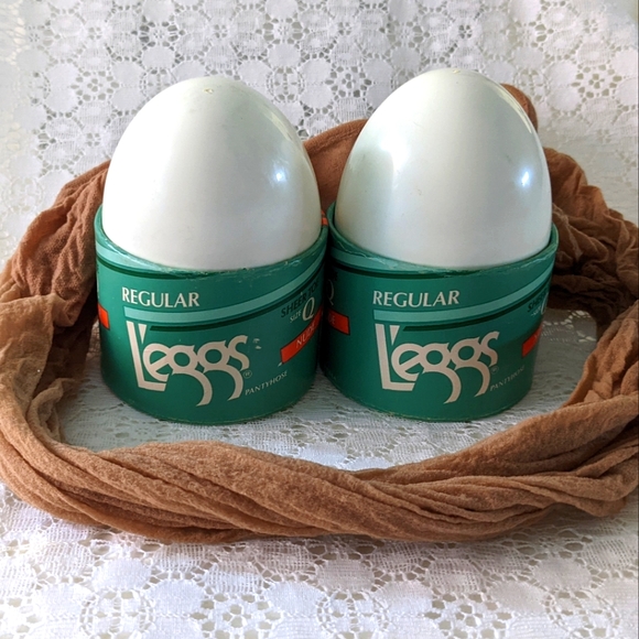 L'eggs | Accessories | Vintage Discontinued 98s Leggs Pantyhose Queen Sheer Toe Nude 2 Eggs ...